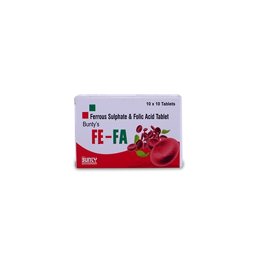 Ferrous Sulphate & Folic Acid Tablets Manufacturer, Supplier, Exporter